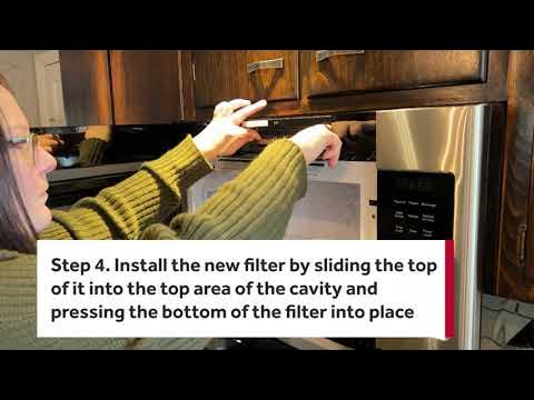 How to Change a Charcoal Filter in a Frigidaire Microwave - YouTube