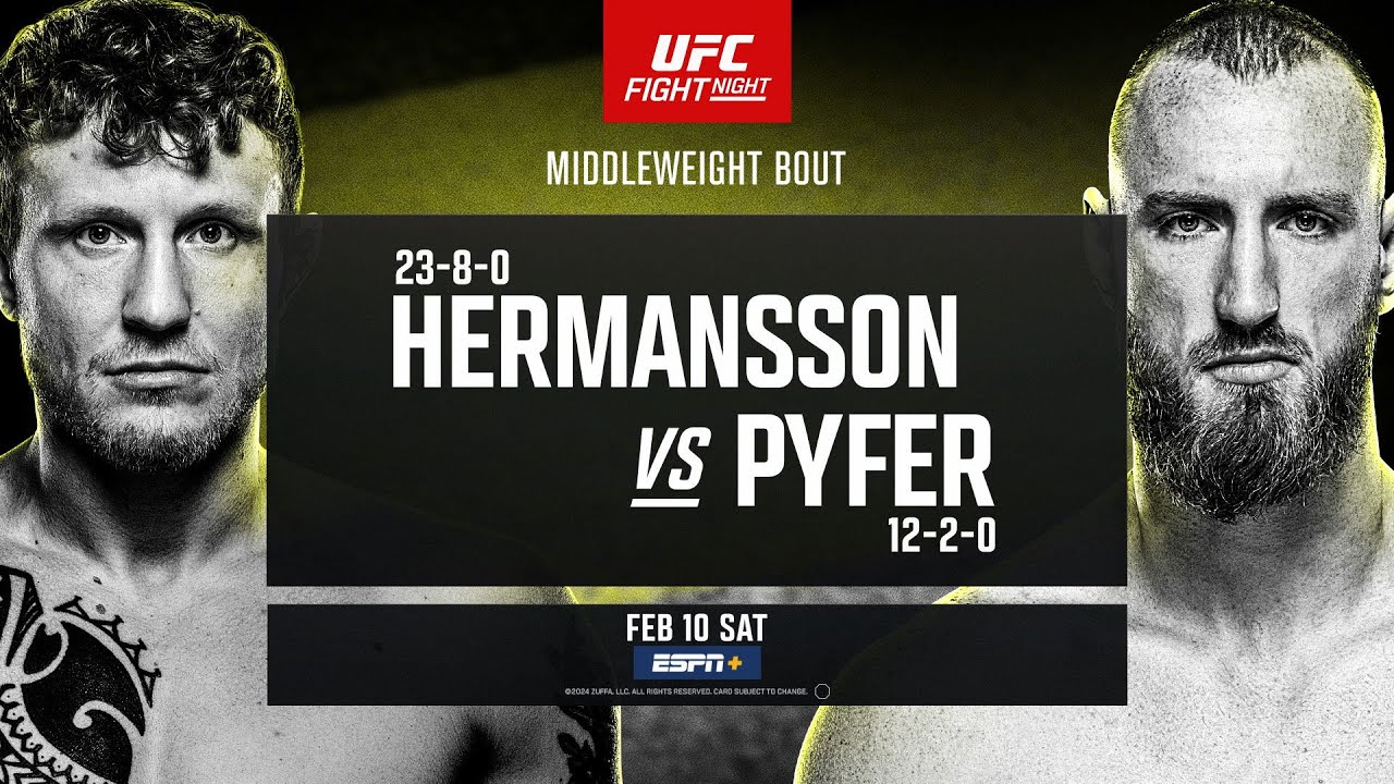 UFC Vegas 86: Hermansson vs Pyfer - February 10 | Fight Promo - YouTube