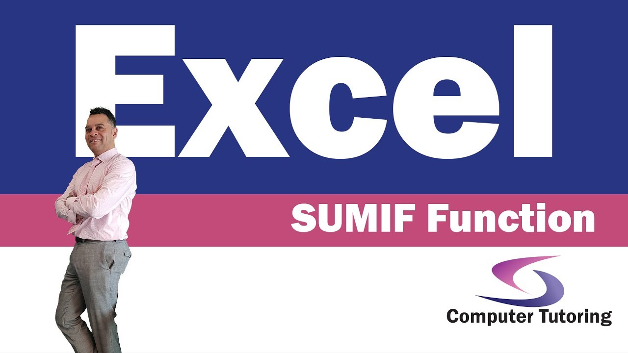 Using The SUMIF Function In Excel YouTube Using The SUMIF Function In Excel YouTube