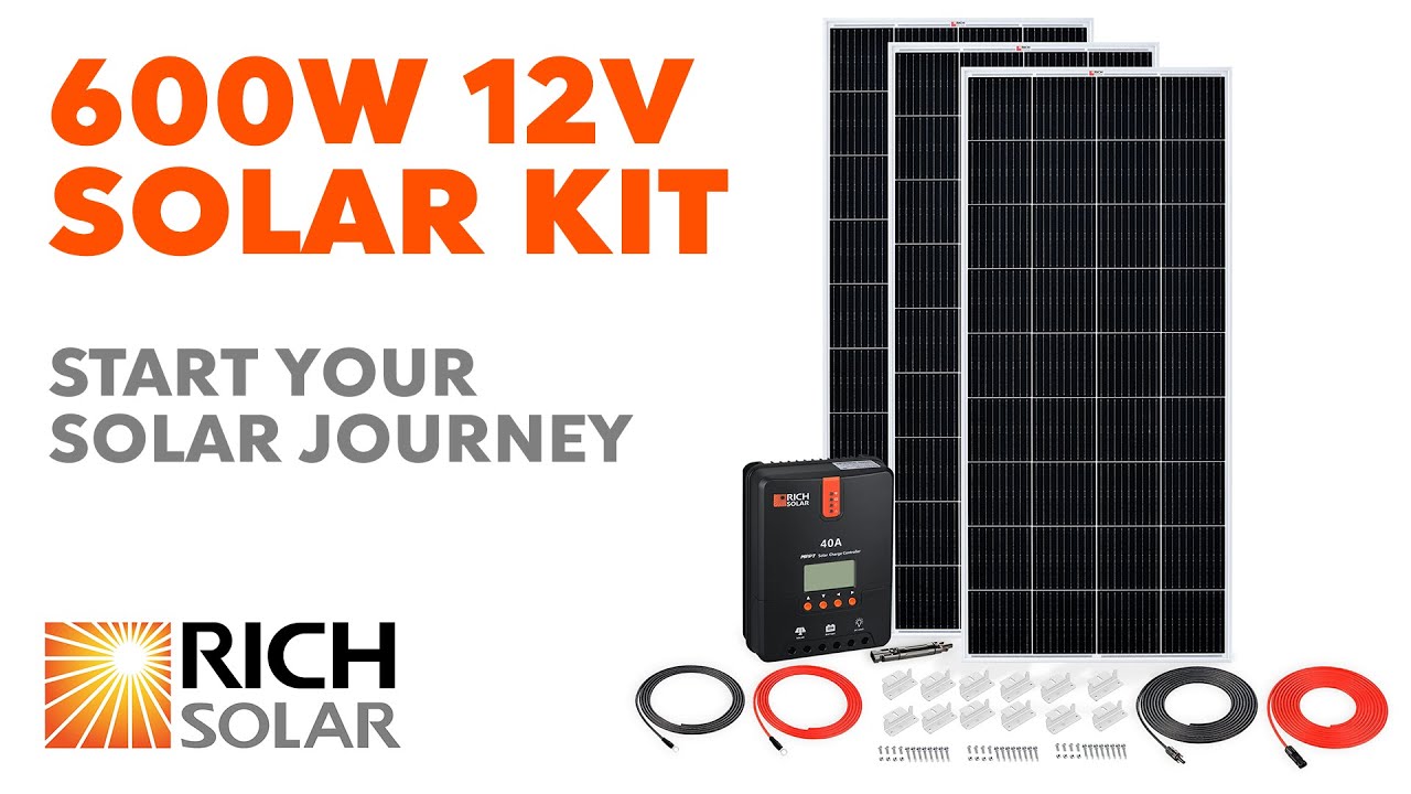 Introducing: Rich Solar 600 Watt Solar Kit - YouTube