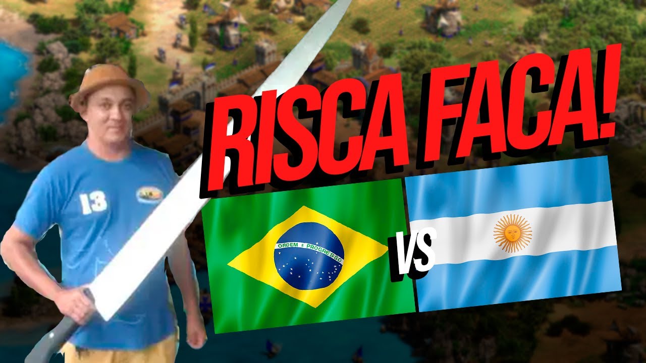 O RISCA FACA - BRASIL vs ARGENTINA - Copa das Nações | Jogo 3 | AGE OF ...