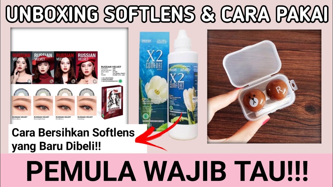 UNBOXING SOFTLENS DAN CARA PAKAI - YouTube