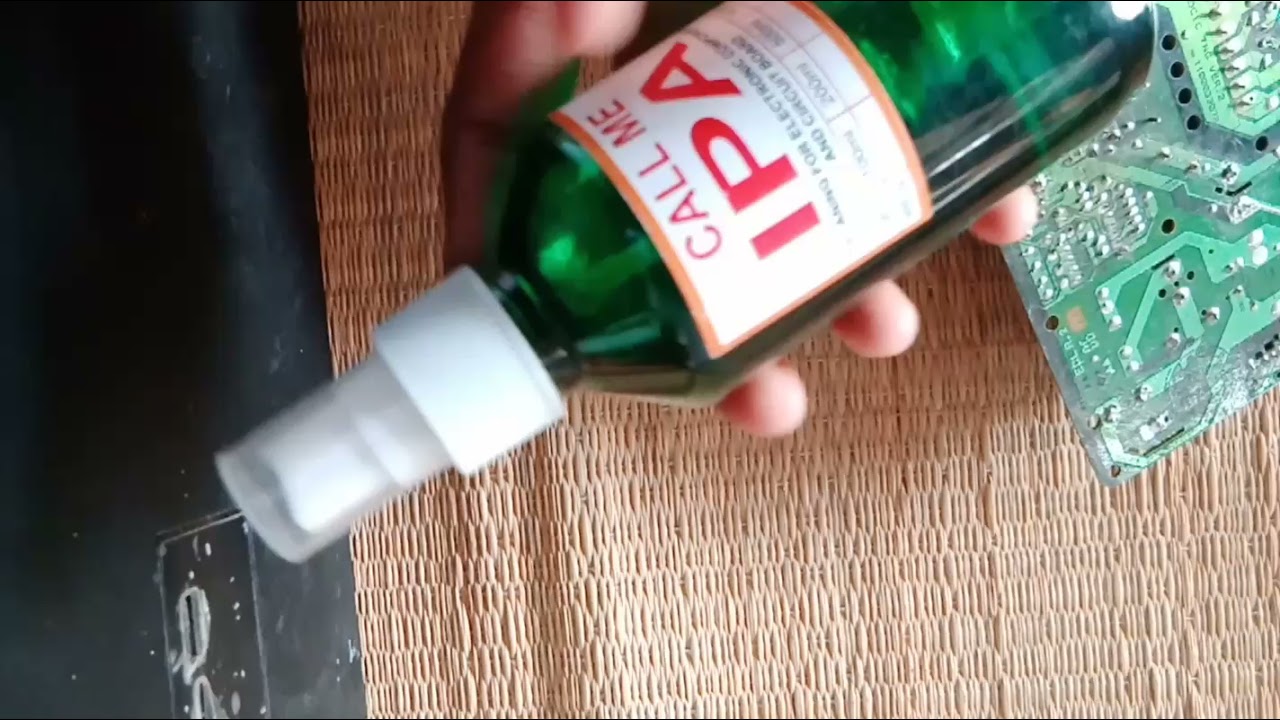 how to use #thinner #PCB #cleaning #liquid IN Tamil - YouTube