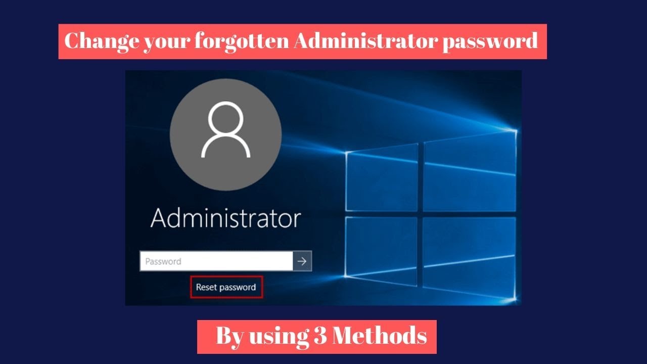 How to reset windows password ? - YouTube