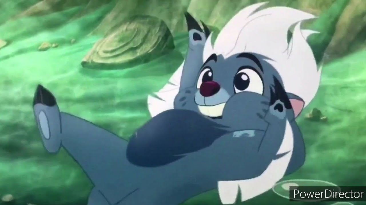 the lion guard underwater scene in slow motion - YouTube