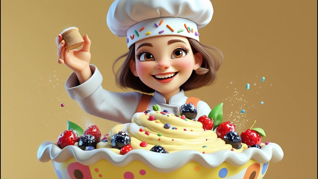 Baker Friend | Nursery Rhyme & Poem for Kids | Learn Baking, Cooking ...