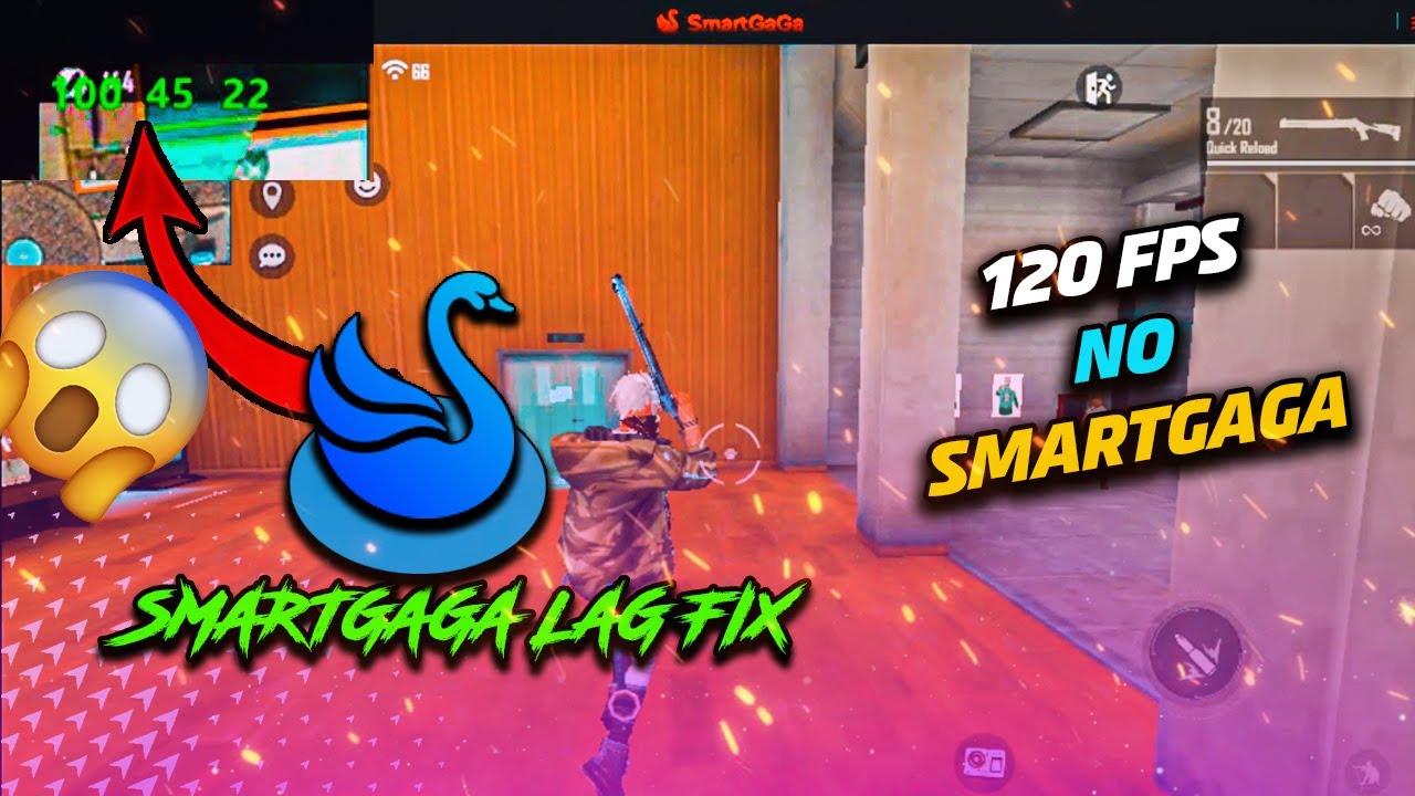 How to enable High FPS in free fire PC smartgaga | smartgaga lag fix ...