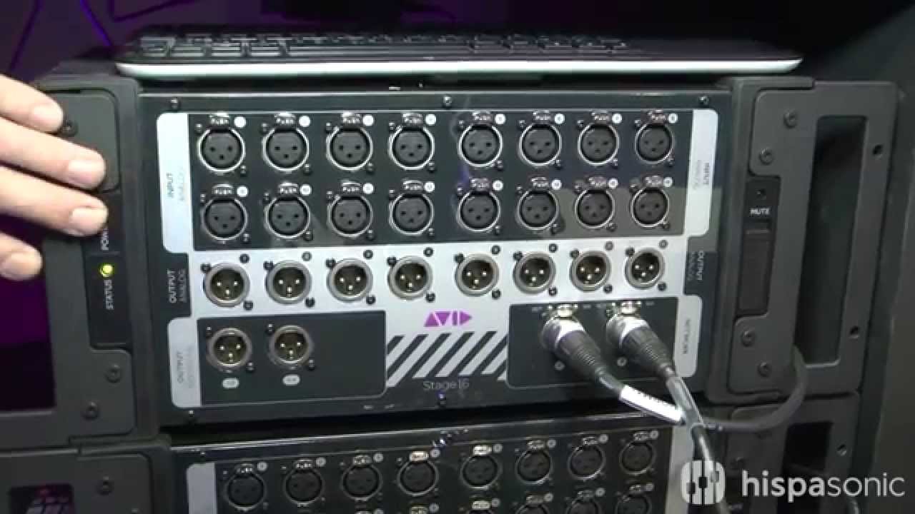 Sistema de mezcla Avid S3L - YouTube