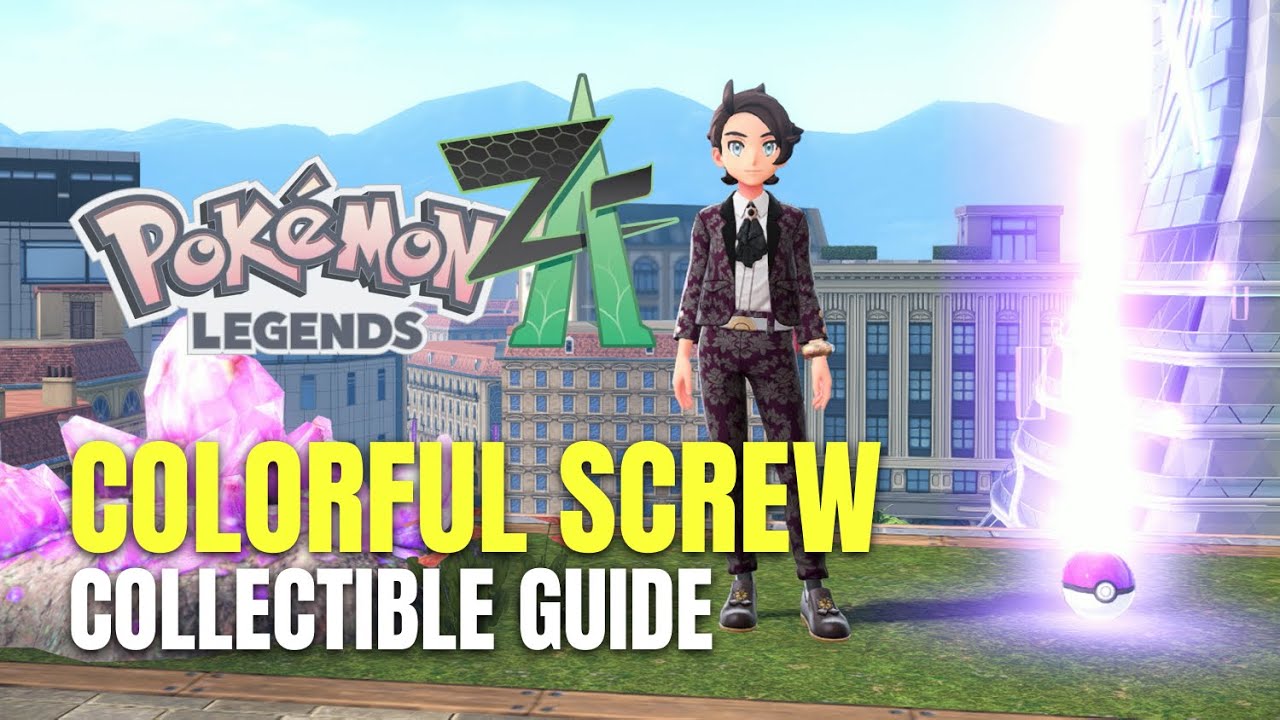 Pokémon Legends: Z-A All Colorful Screw Location - YouTube