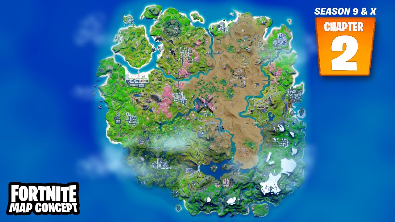 What if Fortnite Chapter 2 continued after Season 8? Map Concept - YouTube