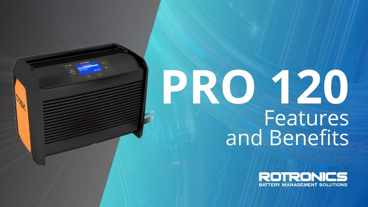 CTEK PRO 120 - Features & Benefits - YouTube