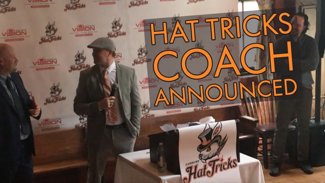 Herm Sorcher Introduces Danbury Hat Tricks Coach Bill McCreary - YouTube