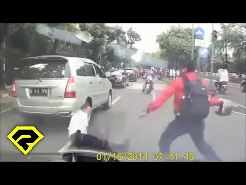 AKIBAT SOK KUASA, NYALIP BRUTAL!! BRIO MERAH KENA BATUNYA!! 😱 KAPOKMU KAPAN?!