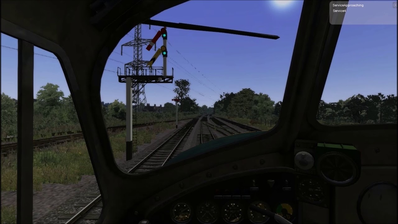 Class 45 cab ride Loughborough to Leicester North - YouTube