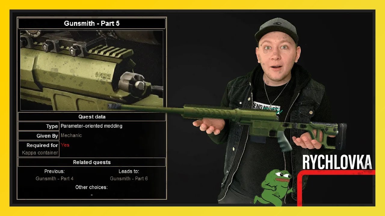 [CZ/SK] Escape from Tarkov | Gunsmith part 5 DVL | TomRander | Jak ...