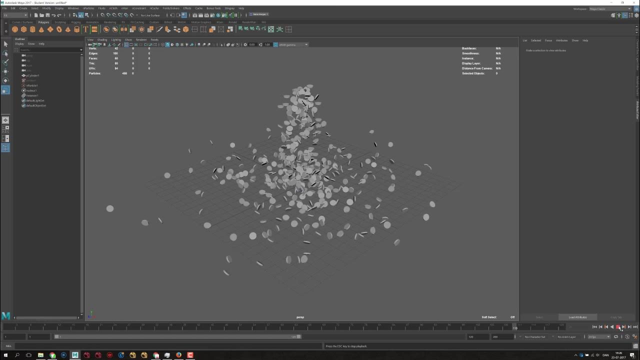 nparticles instancer use rotation - YouTube