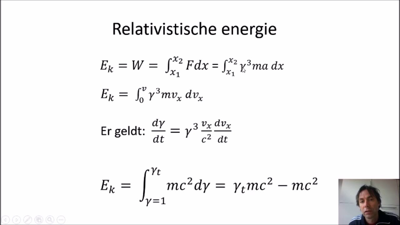 relativistische impuls kracht en energie - YouTube