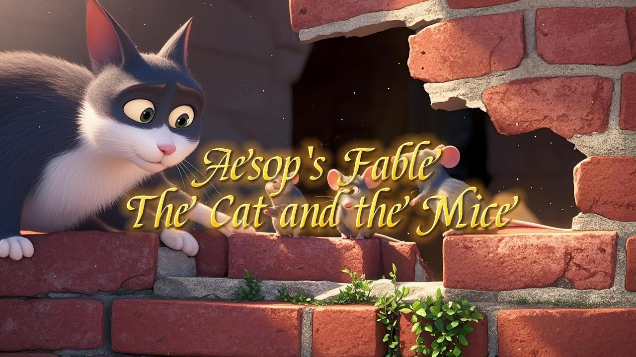 03Aesop's Fable The Cat and the Mice - YouTube