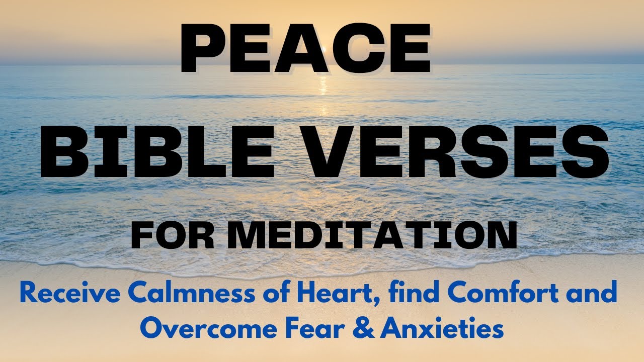 Find inner peace from God's word set to instrumental soothing worship ...