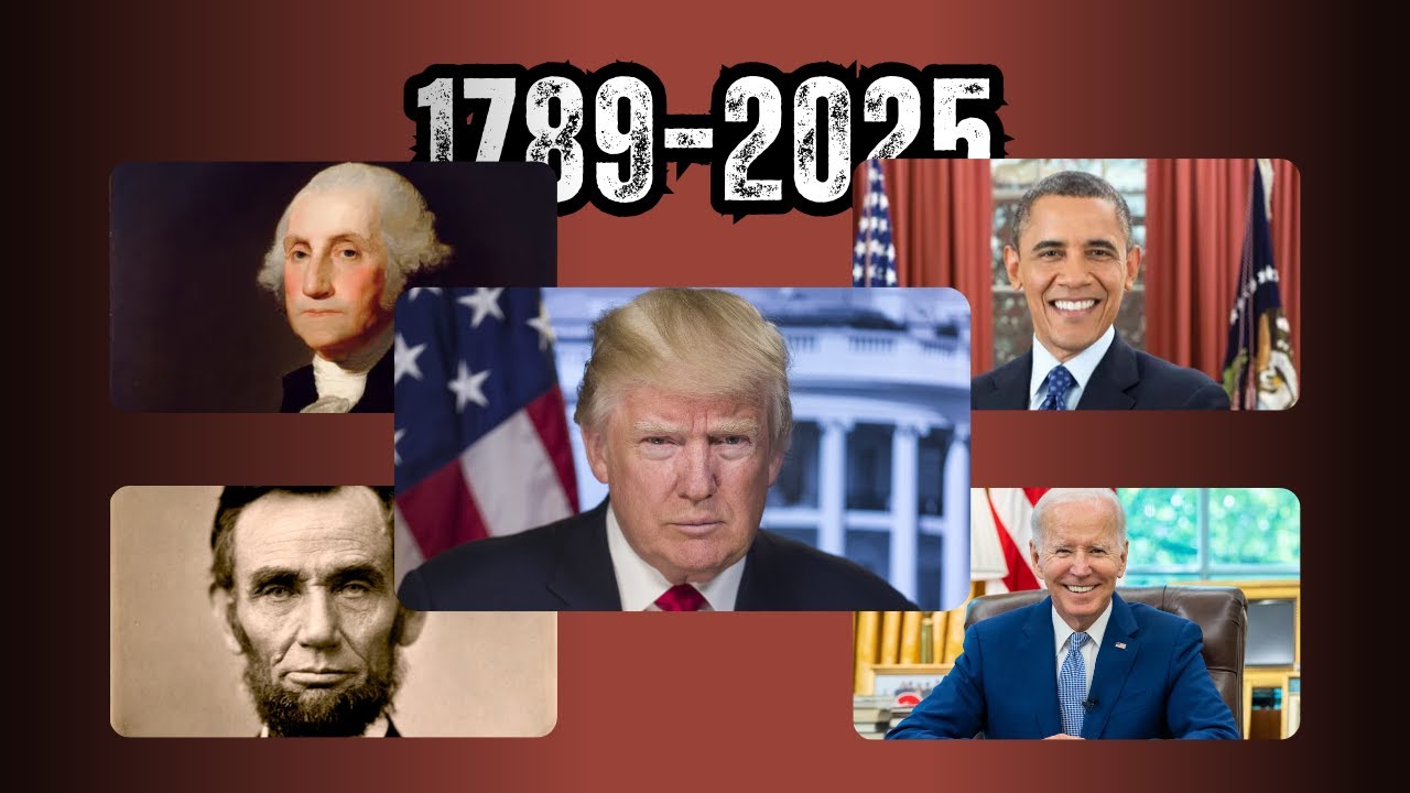 Every U.S. President in History (1789–2025) | Complete Timeline - YouTube