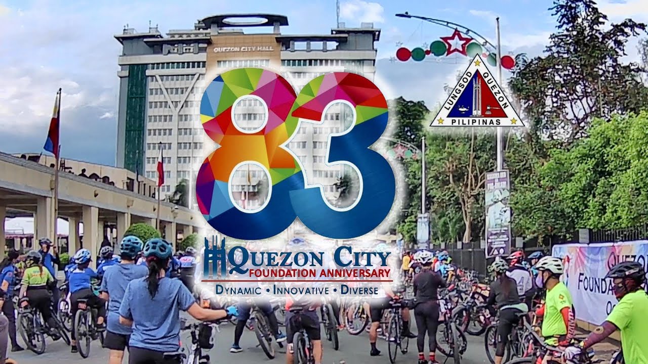 83rd Quezon City Foundation anniversary bike ride - YouTube