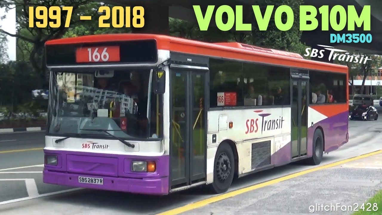 Remembering the 1990s Bus: Volvo B10M Ride on 166 [SBST] (Retired ...