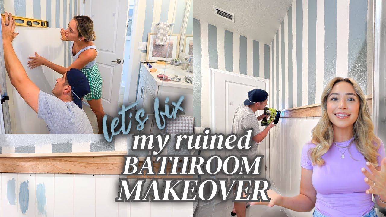 Fixing the WORST BATHROOM EVER! EXTREME BATHROOM MAKEOVER! DIY HOME ...