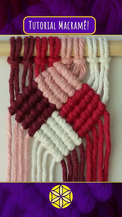 Tutorial Macramê! #macrame #tutorialmacrame #macramefacil #macramepassoapasso - YouTube