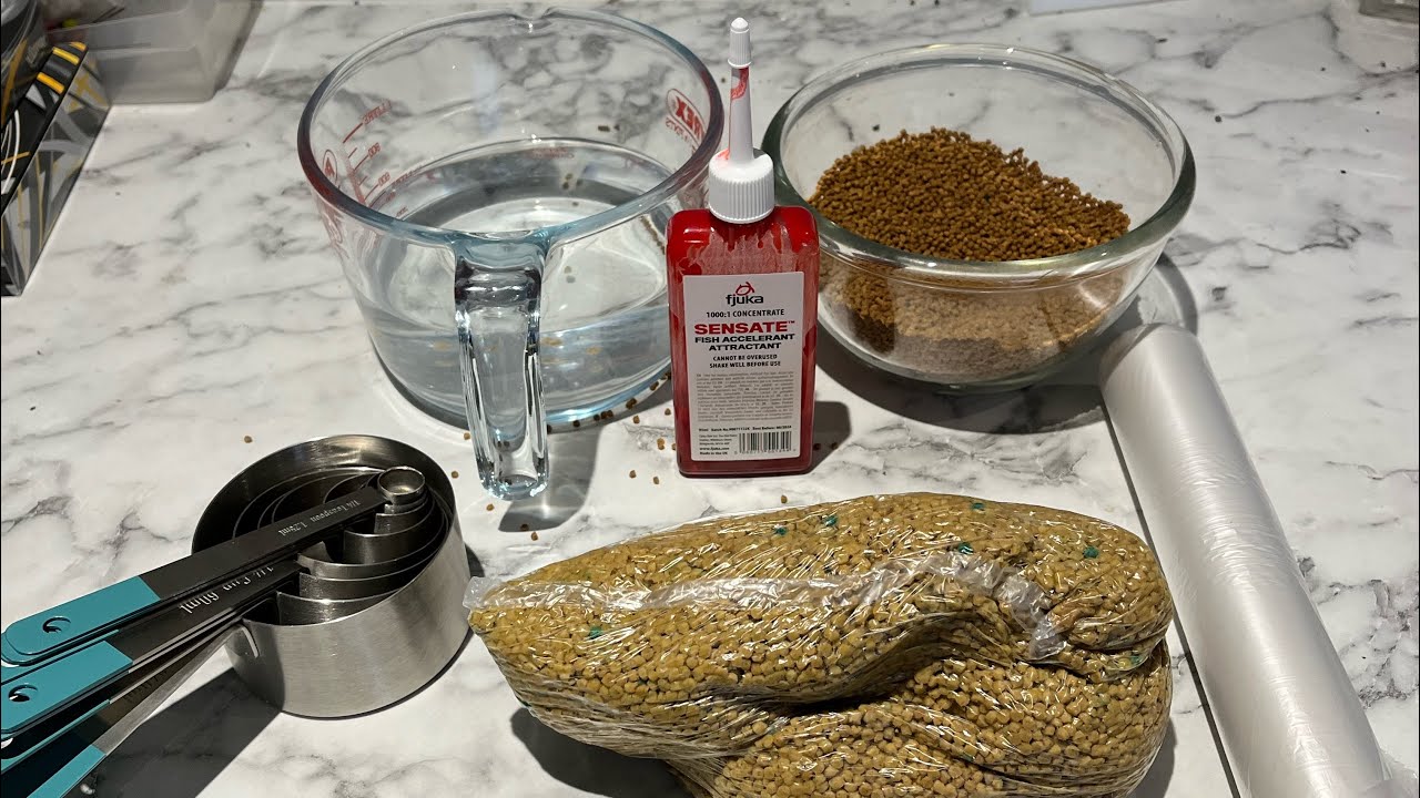 How to prepare my micro pellets at home in the winter. - YouTube