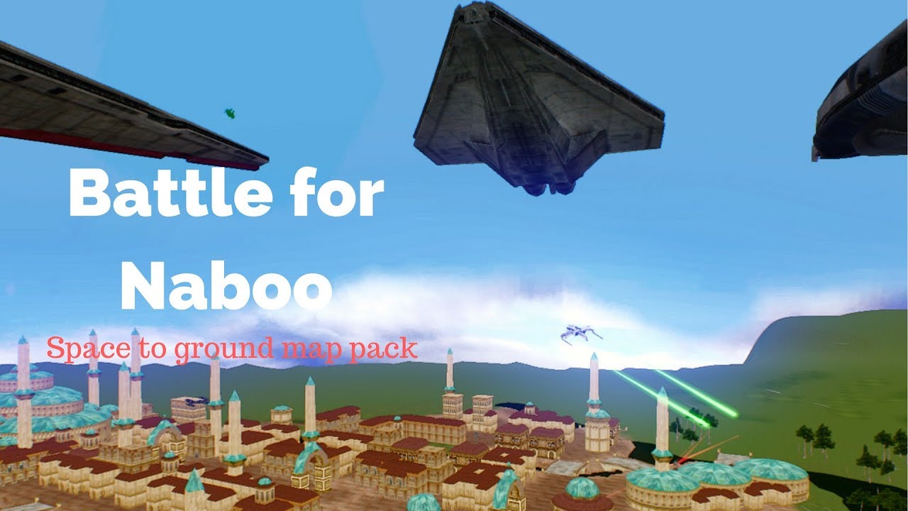 Star Wars Battlefront 2 Mods and Maps: Battle for Naboo - YouTube