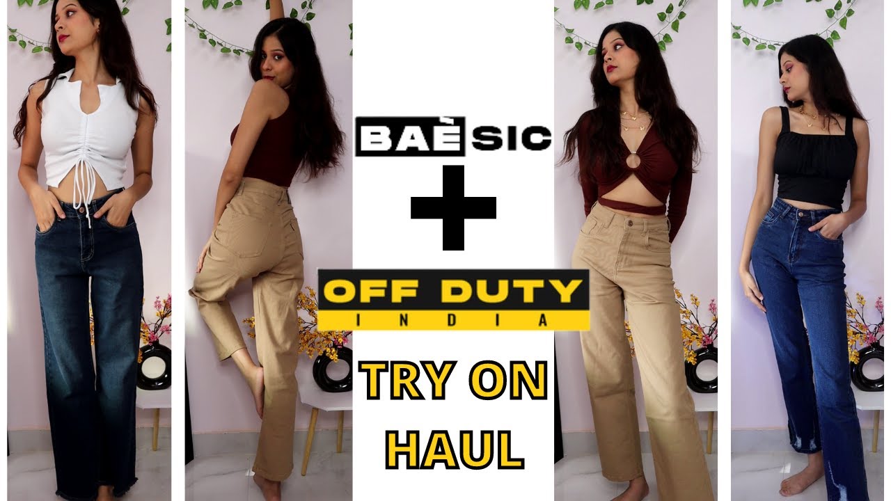 Off Duty Denims + Baesic World Tops Review | Trendy Jeans and Tops Haul ...