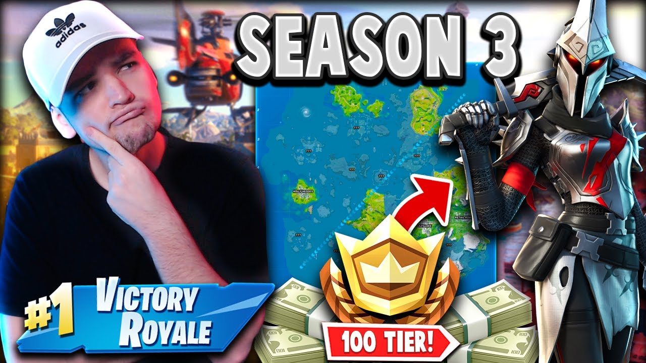ΑΓΟΡΑΣΑ ΟΛΟ ΤΟ *BATTLE PASS* ΤΗΣ SEASON 3! (Fortnite Battle Royale ...