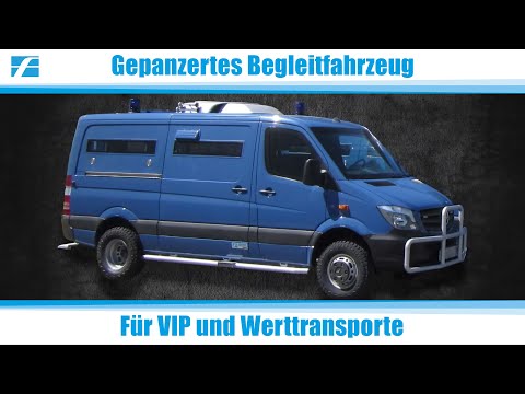 Gepanzertes Begleitfahrzeug und Konvoifahrzeug für VIP und Werttransporte – von Carl Friederichs