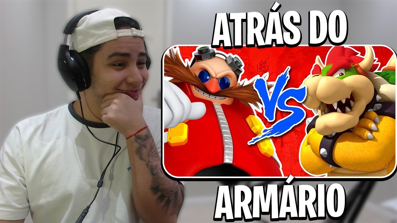 REACT Bowser Vs Robotnik - Batalha de Rap - Duelo de vilões dos games ...