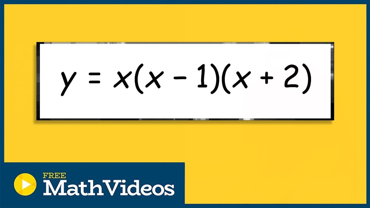 X And Y Intercepts In Factored Form YouTube