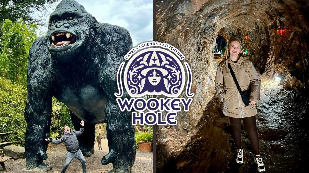 Wookey Hole In Somerset FULL Tour & Review - Caves, Witches & Dinosaurs ...