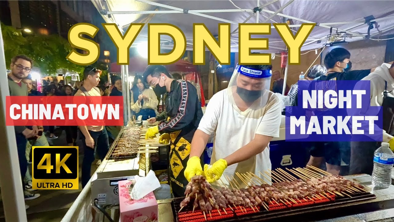 [4K] WALKING CHINATOWN NIGHT MARKETS IN SYDNEY AUSTRALIA 🇦🇺 - YouTube