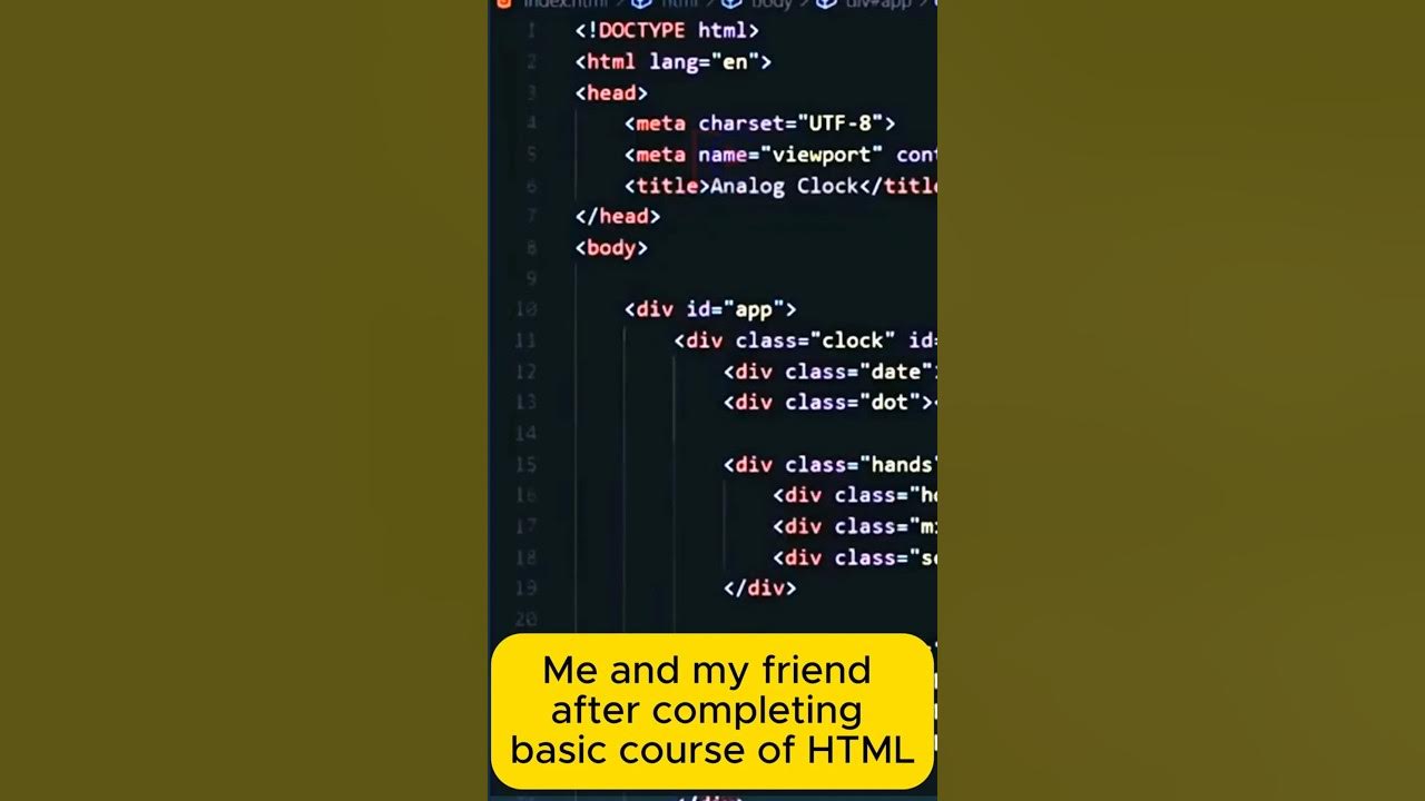 Me And My Friend After Completing Basic Course Of Html Coding Python Htmlcssjs 7979