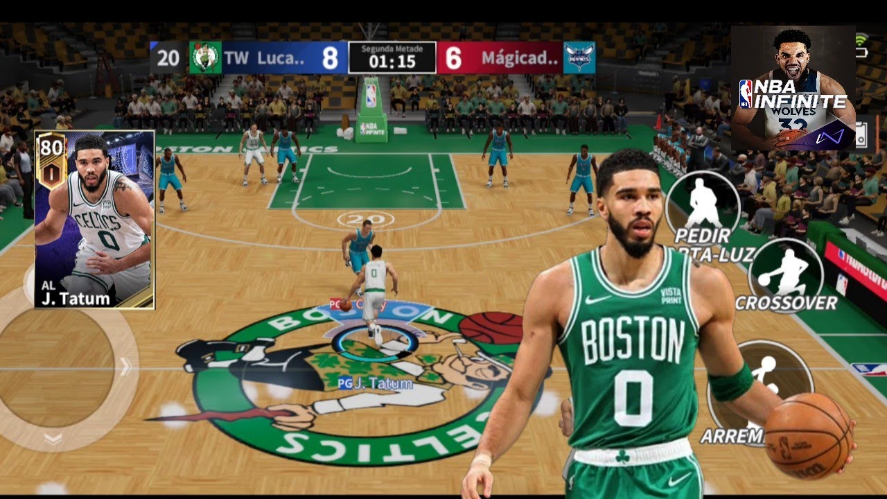 NBA INFINITE MOBILE ANDROID REVIEW JASON TATUM - YouTube