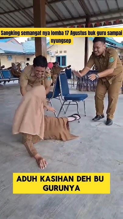 momen lucu ketika buk guru nyungsep saat lomba 17 Agustus ‼️#ngakak #lucu #guru #lomba ...
