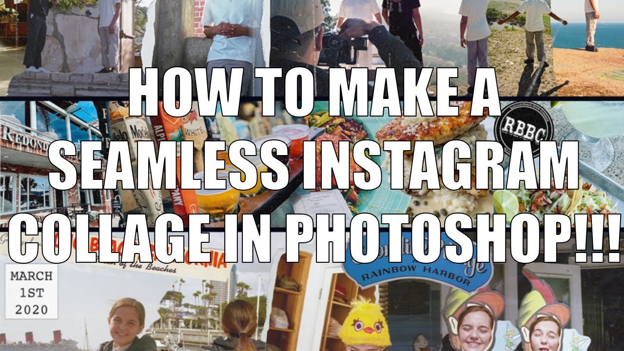 Seamless Instagram Swipe Collage | TUTORIAL!!! - YouTube