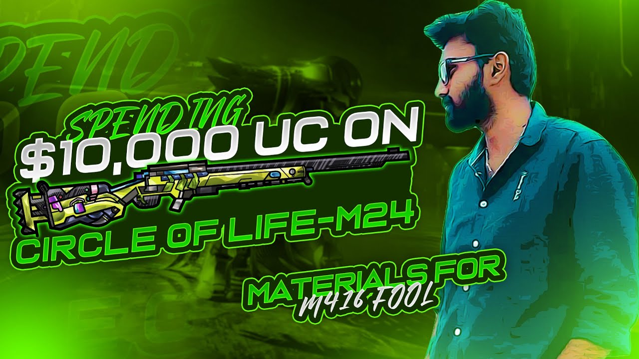 Materials For M4 Fool Max - Spending $10,000 UC For New M24 Gun - Pubg ...