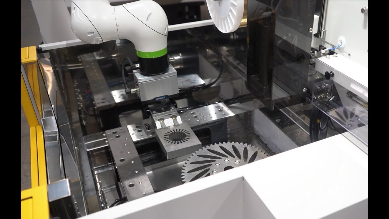 Fanuc Robocut With Fanuc Crx Automation Automation Cncmachine Wireedm Youtube