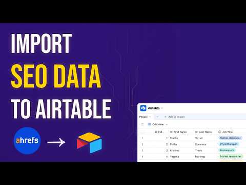 Track Domain Rating in Airtable Automatically (Ahrefs API Integration, No-Code)