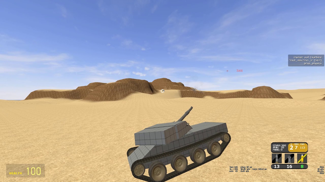 Tank Hud test #2 - YouTube