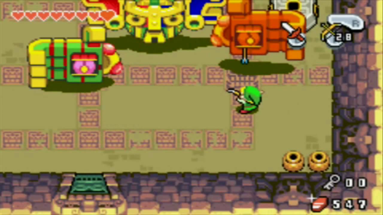 The Legend of Zelda: The Minish Cap- Fortress of Winds Bosses - YouTube