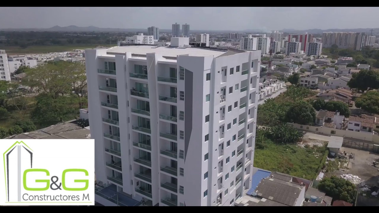 GYG G&G Constructores Edificio Florencia en MONTERIA CORDOBA COLOMBIA - DRONE - YouTube