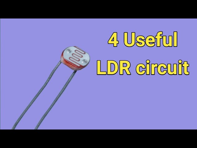 Light Dependent Resistor Circuit Measuring Light Levels With The