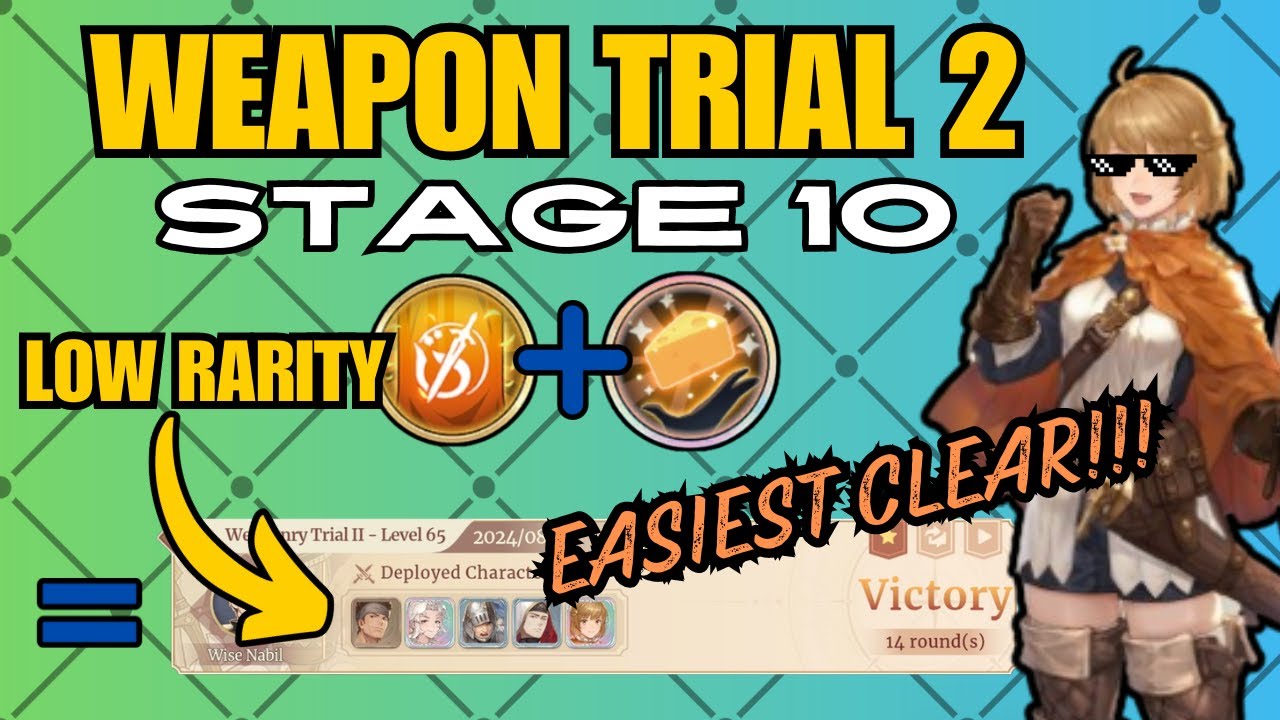 Weapon Trial 2 - Stage 10 (Level 65) [Sword of Convallaria] - YouTube