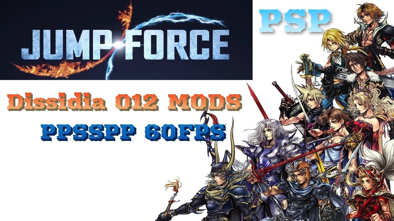 Dissidia 012 Jump Force "MODS" (2020) PSP - Playing in PPSSPP 60FPS HD ...